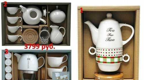 Новые подарочные чайные наборы из керамики