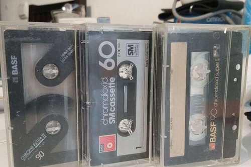 Basf винтажные аудиокассеты набор 3шт