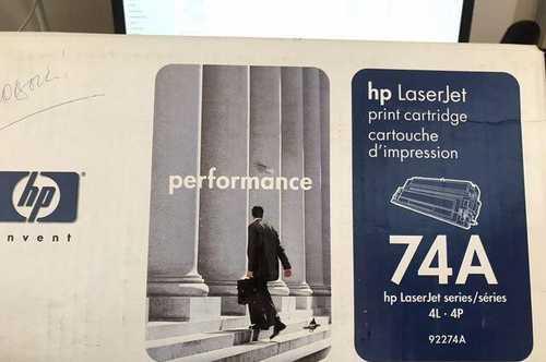Картридж HP LaserJet 92274A, № 74A оригинальный