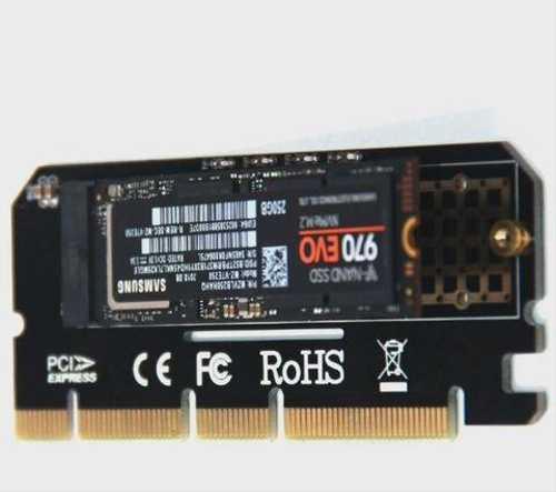 M 2 SSD pcie адаптер NVMe SSD ngff pcie 3,0 X16