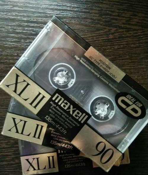 Аудиокассеты Maxell XL II (CrO2)