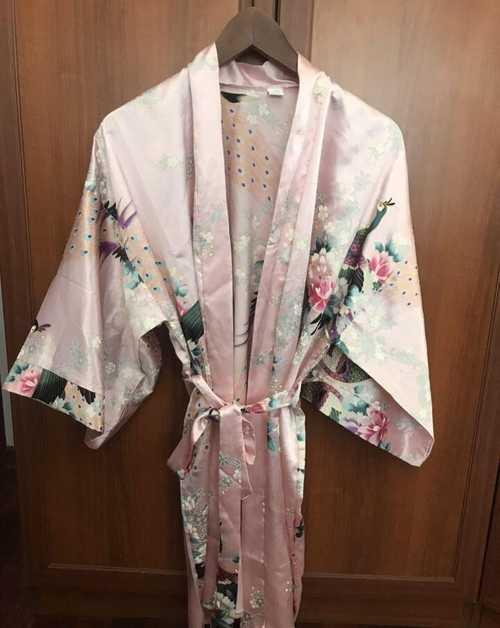 Халат-кимоно шёлковый