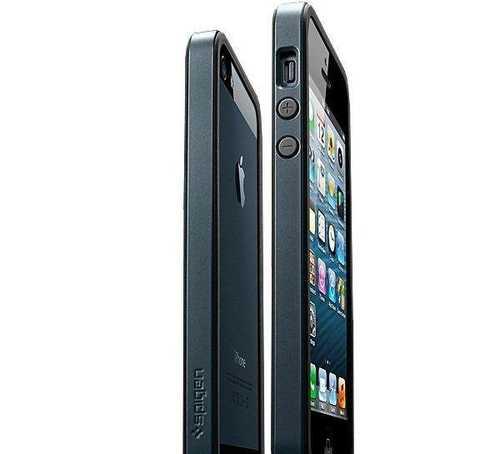 Чехол для iPhone 5/5s Spigen Hybrid EX Slim Metal