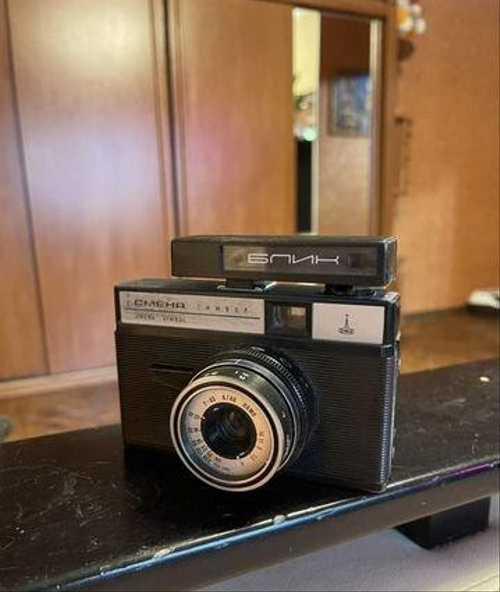 Советский фотоаппарат смена символ с дальномером