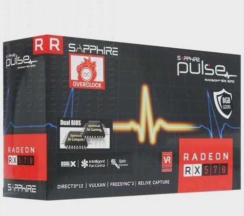 RX 570 pulse 8Gb - 5 шт