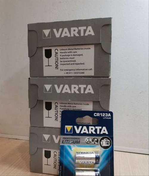 Батарейка литиевая varta Professional Lithium CR12