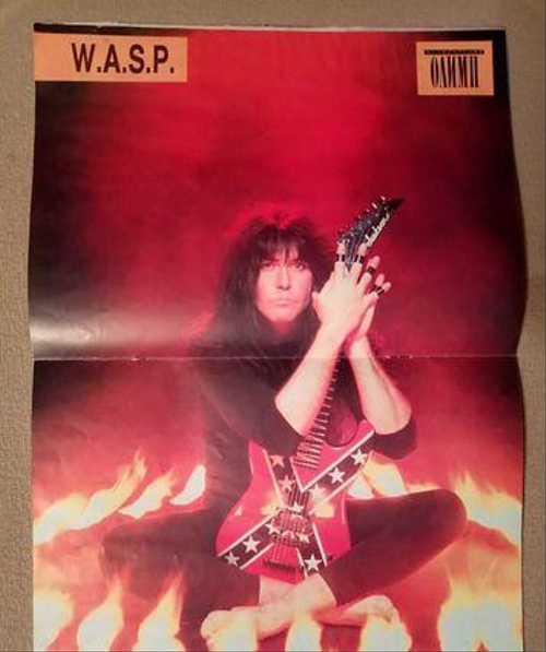 Постер Blackie Lawless W.A.S.P. Эхо Планеты №34 94