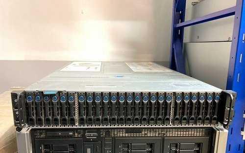 Сервер Twin 8x Xeon v3/v4, SAS HBA/Raid 10G Quanta