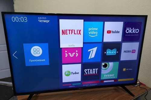 Телевизор 50'' (127см) Hisense H50A6100 SmartTV 4K