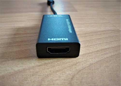 Адаптер Micro USB к hdmi 1080P hdtv MHL