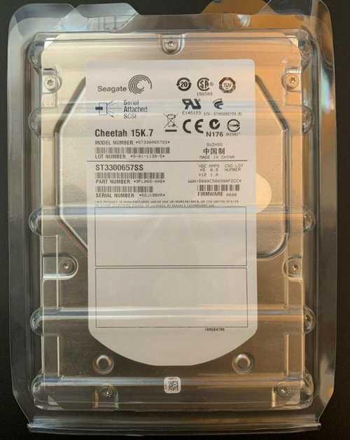 Новый серверный SAS HDD Seagate ST3300657SS