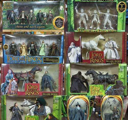 Фигурки Toy Biz Lord of the Rings Gandalf, Aragorn