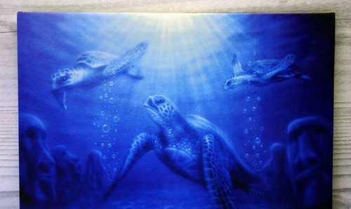 Картина Черепахи под водой