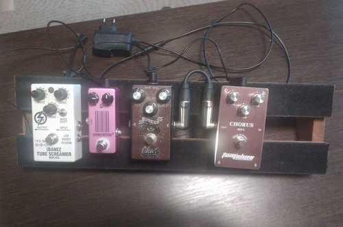 Гитарные педали + pedalboard