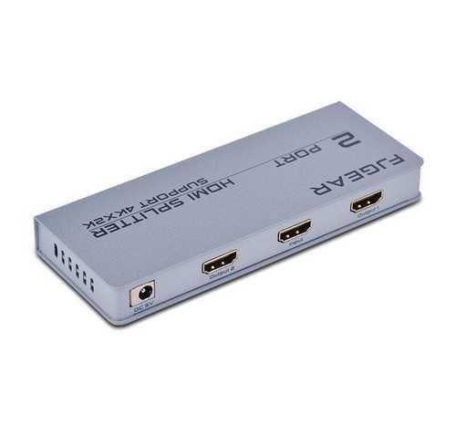 Разветвитель hdmi 1x2 fjgear FJ-4K102-M