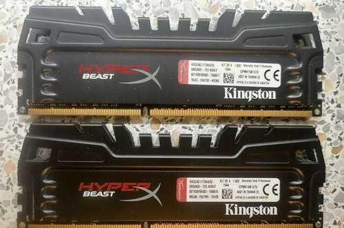 Kingston HyperX Beast DDR3 2400MHz 2x8
