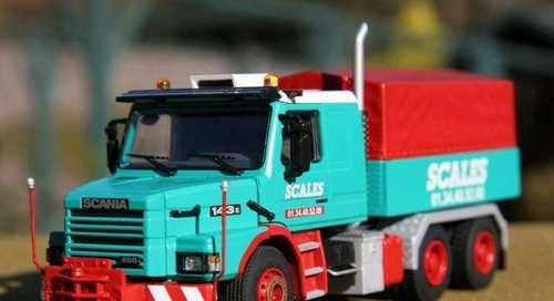 1/50 тягач Scania T 113/143 Scales WSI редкий