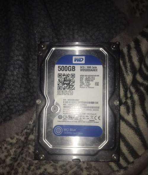 Жесткий диск WD Blue HDD 500 гб