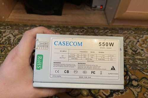 Блок питания casecom 550w model 350wx