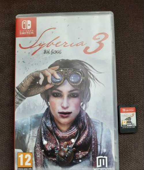 Syberia 3 Сибирь 3 Nintendo Switch