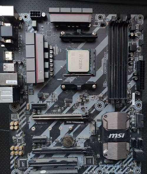 Ryzen 5 1600 + MSI B350 Tomahawk (AM4)