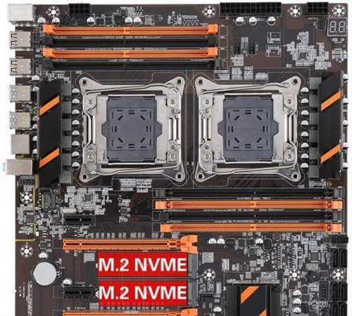 LGA 2011 X99 Dual + 24 ядра 48 пот + 32gb + Кулера