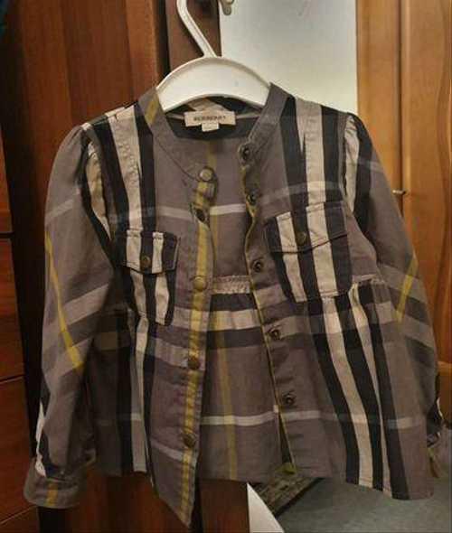 Burberry оригинал рубашка для девочки
