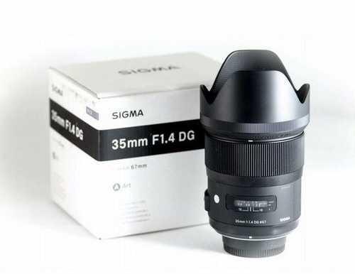 Обьектив Sigma AF 35mm f/1.4 DG HSM Art Sony E
