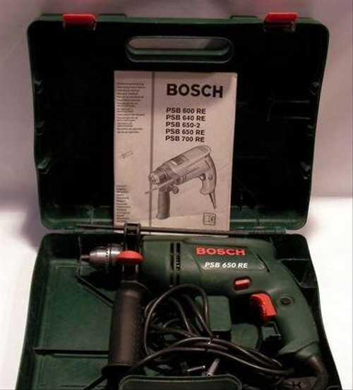 Дрель ударная Bosch PSB 650 RE