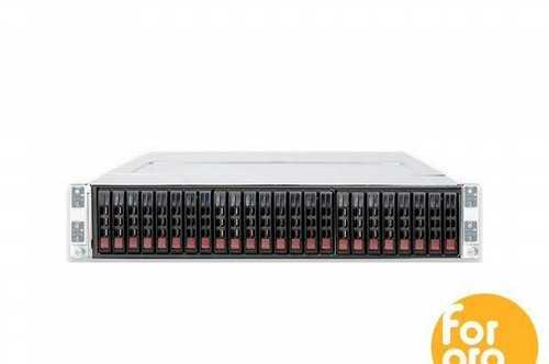 Сервер Supermicro X9DRT 24sff 8xE5-2620 1280GB