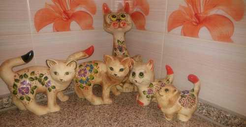 Коты керамика