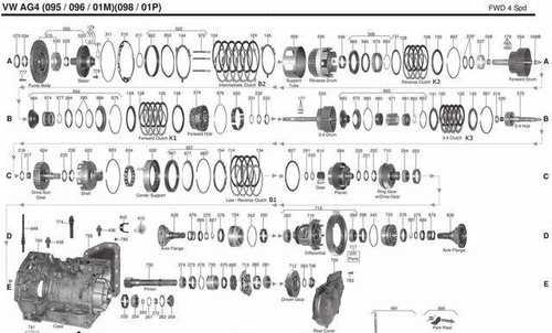 Ремкомплект АКПП 01M Audi,Volkswagen