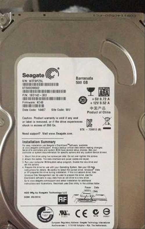 Продам десткий диск 3,5 Seagate 500gb