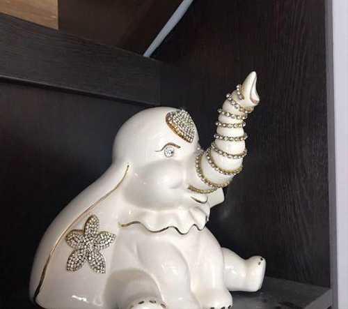 Фигурка слоник со стразами