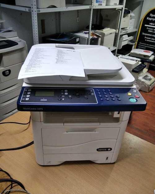Лазерное мфу Xerox 3315(принтер копир сканер)