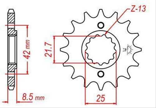 Звезда передняя JT sprockets JTF516