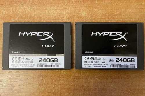 SSD Kingston HyperX fury SATA 240 GB