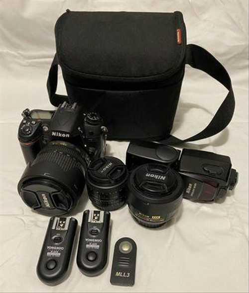 Nikon D7000 Kit 18-105 VR, 35 1.8G, 50 1.8D, SB800
