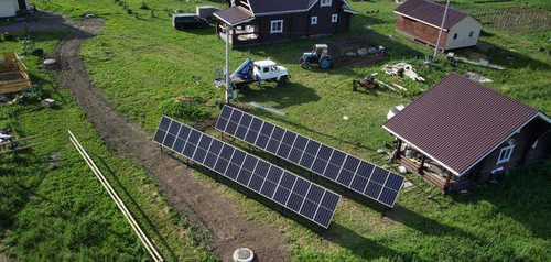 Сетевая Солнечная Электростанция 1-100 кВт