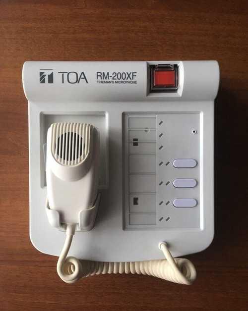 RM-200XF (TOA) пожарная микрофонная панель