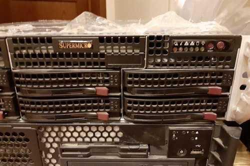Сервер Supermicro 2x E5-2620 128Гб 8x HDD 2x