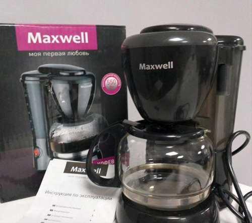 Кофеварка капельного типа Maxwell MW-1650 BK