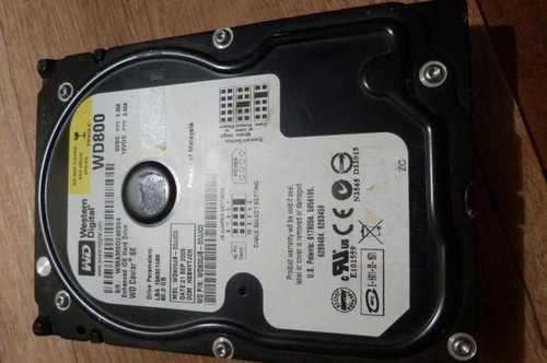 Жёсткий диск SATA 80GB Western Digital WD800