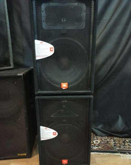 Комплект акустики JBL JRX 115, EX 2400(колонки,уси