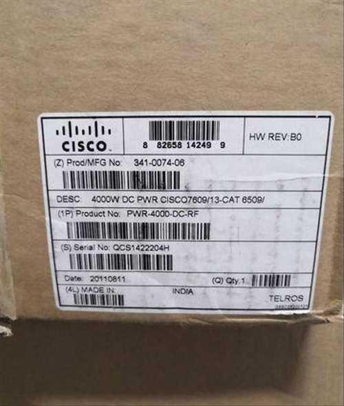 Блок питания Cisco pwr-4000-dc-rf