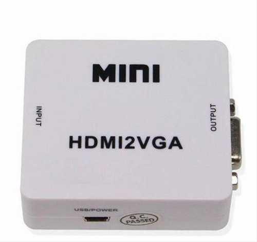 Конвертор-переходник hdmi2VGA с аудио
