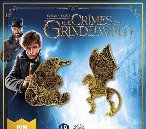 Значок Numskull Fantastic Beasts: The Crimes of Grindelwald Niffler Thestral (2 шт)