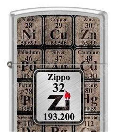 Зажигалка Zippo Periodic Table of the Elements