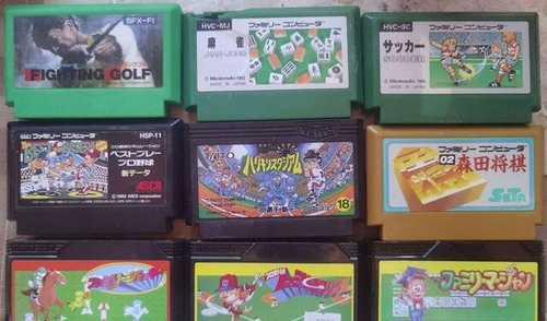 Картриджи Nintendo Famicom Japan