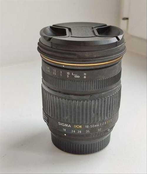 Sigma DC 18-50 1:2.8 EX D Nikon